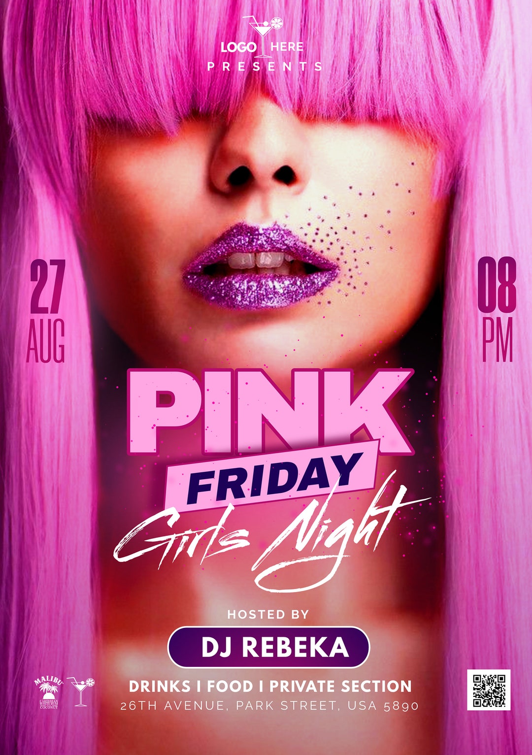 Editable Girls Night Out Invitation Ladies Night Girls Night - Etsy