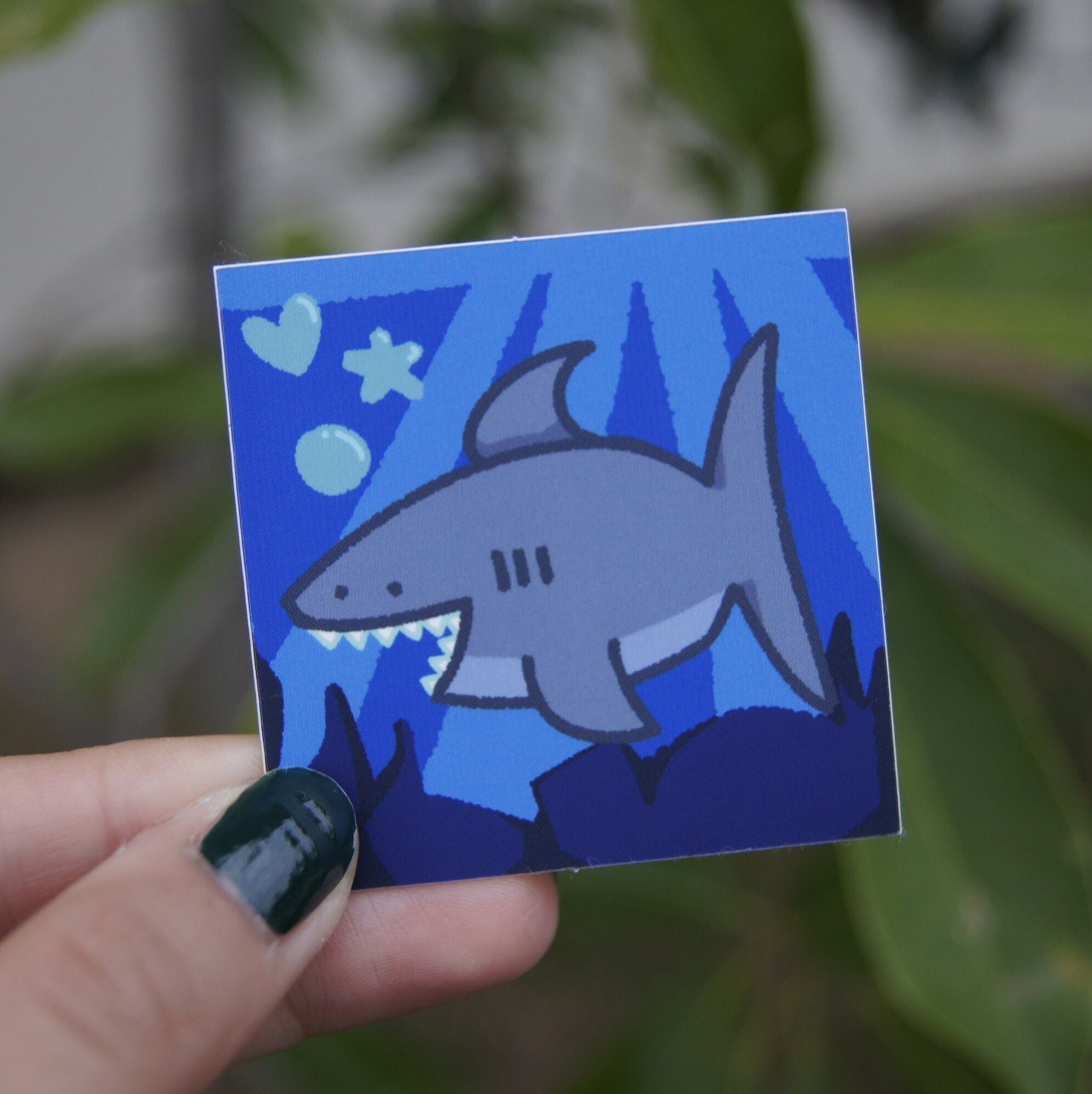 Cute Shark Sticker Waterproof Matte Vinyl Laptop Sticker - Etsy