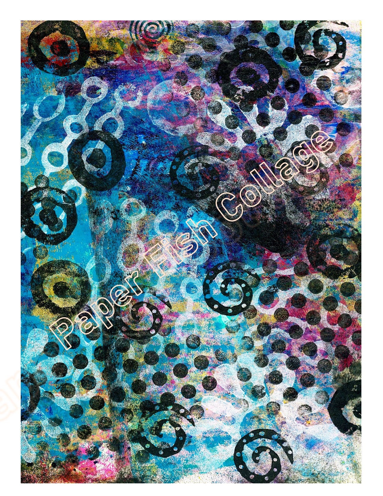 Digital Download Collage Fodder - Grunge Backgrounds - 6 Original ...