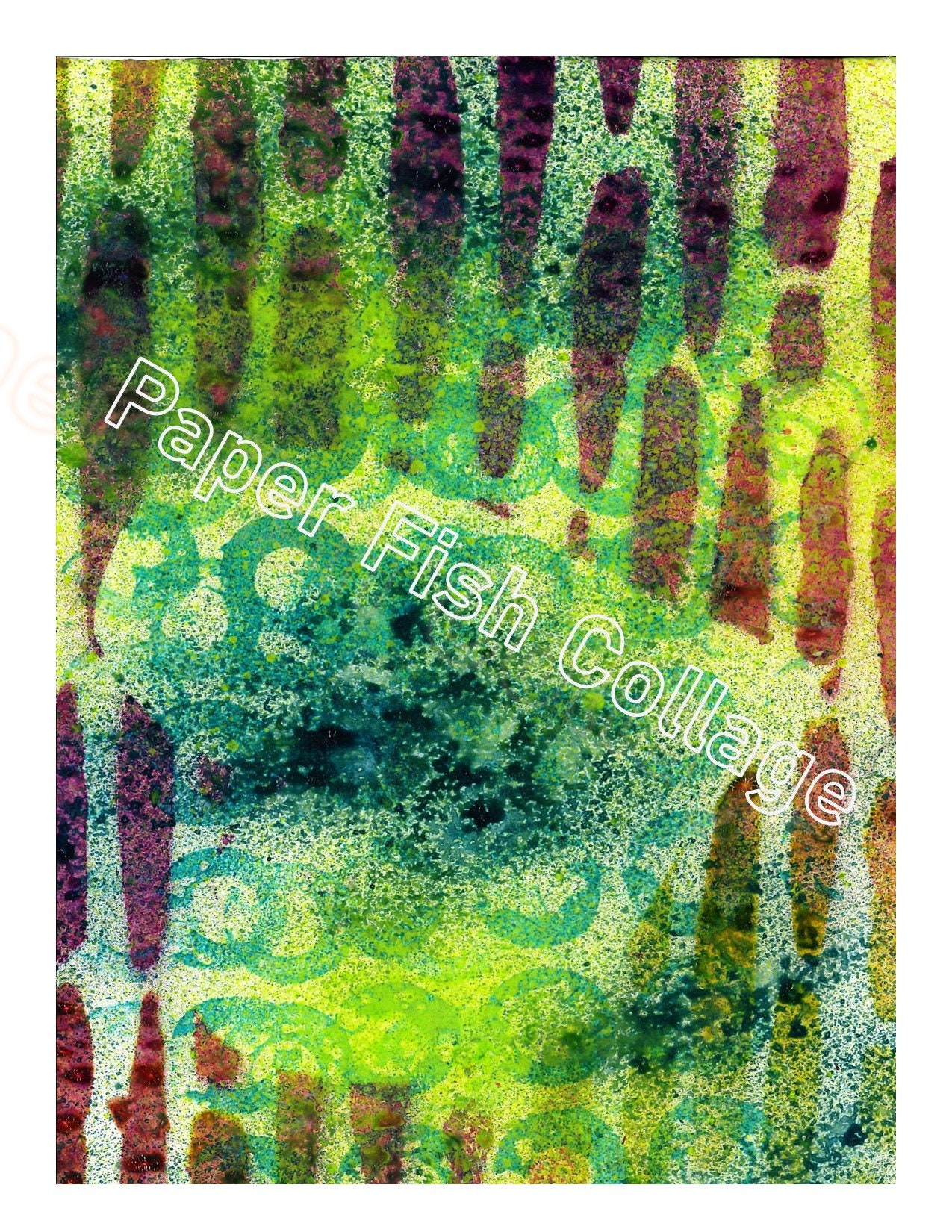 Digital Download Collage Fodder - Grunge Backgrounds - 6 Original ...