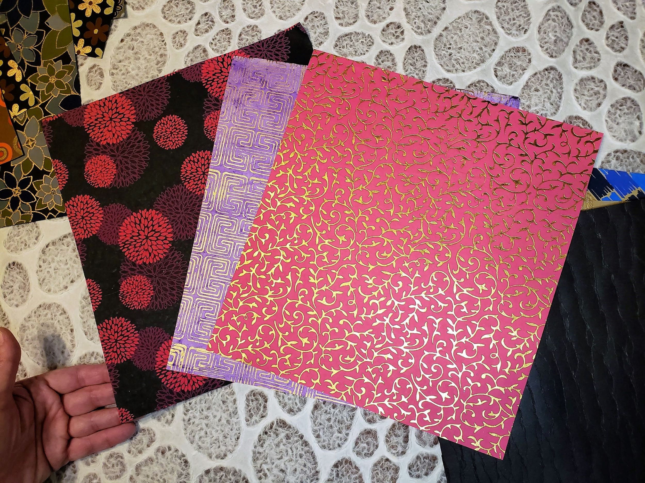 Artist Paper From Around the World - 12 Sheets Collage, Scrapbook, Atcs ...