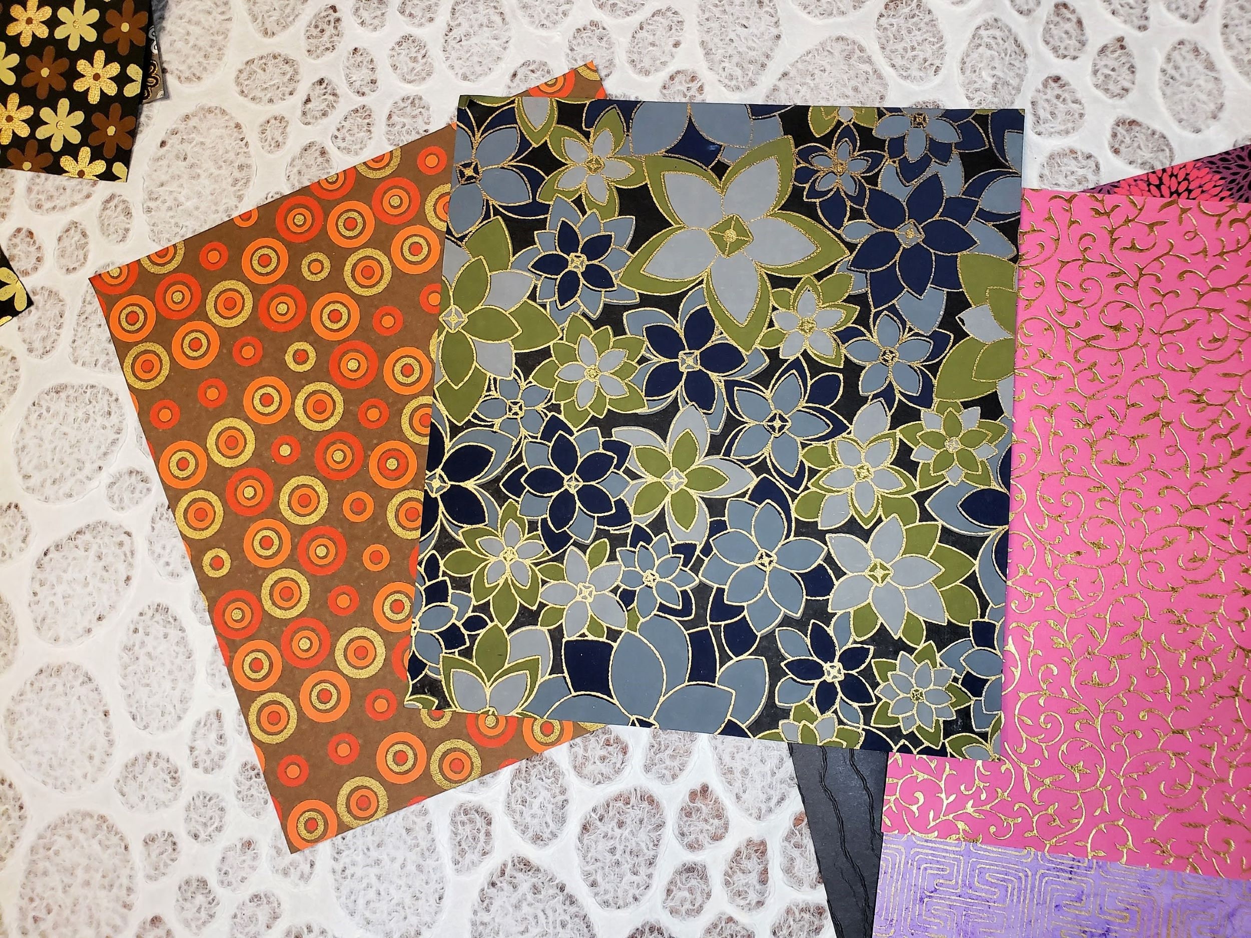 Artist Paper From Around the World - 12 Sheets Collage, Scrapbook, Atcs ...