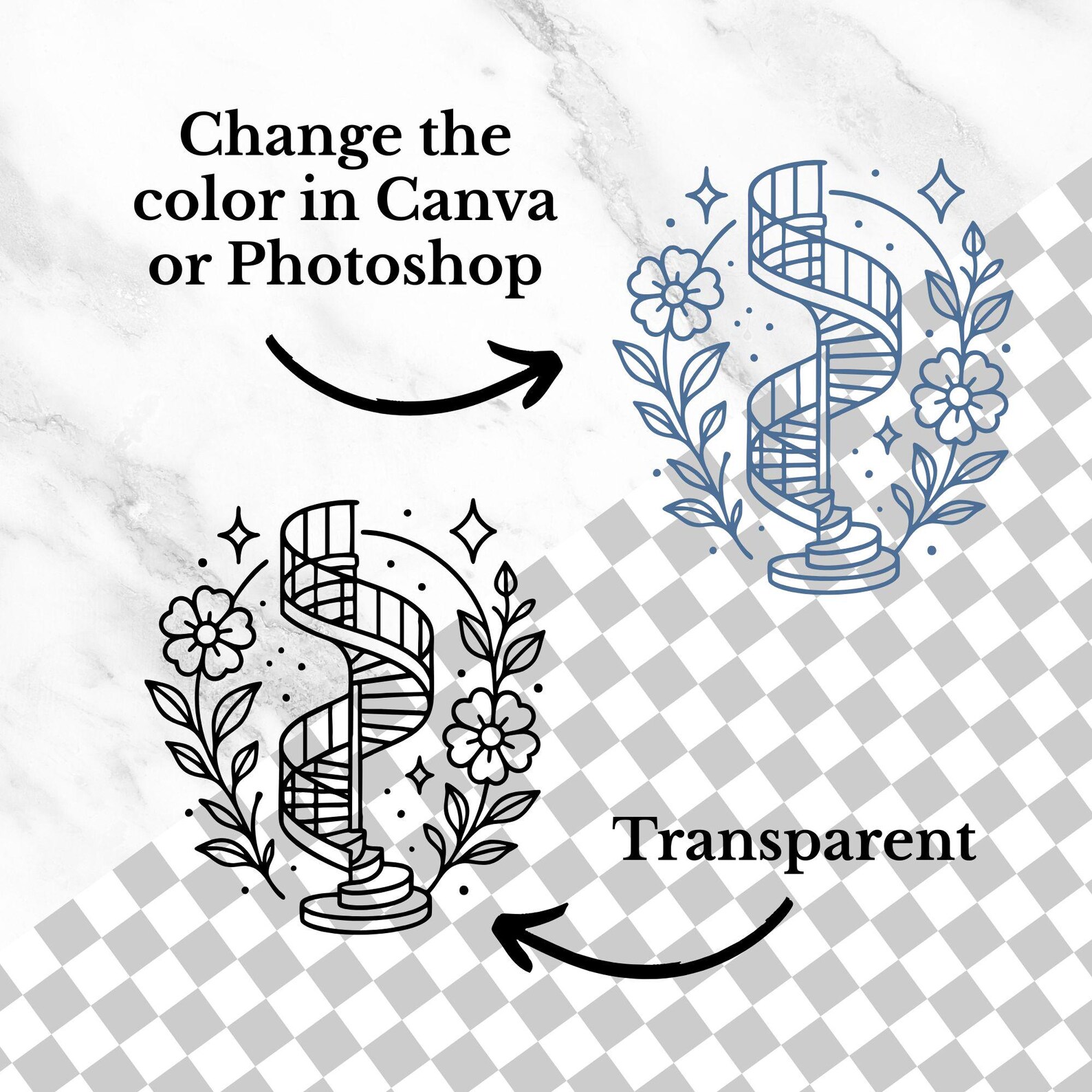 60 Renaissance Icons SVG & PNG | Monoline Clipart for Canva, Photoshop ...