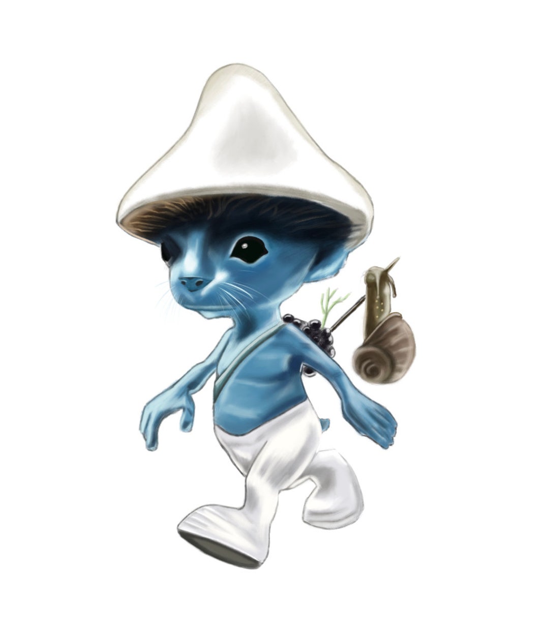 Smurf Cat SVG File - Etsy