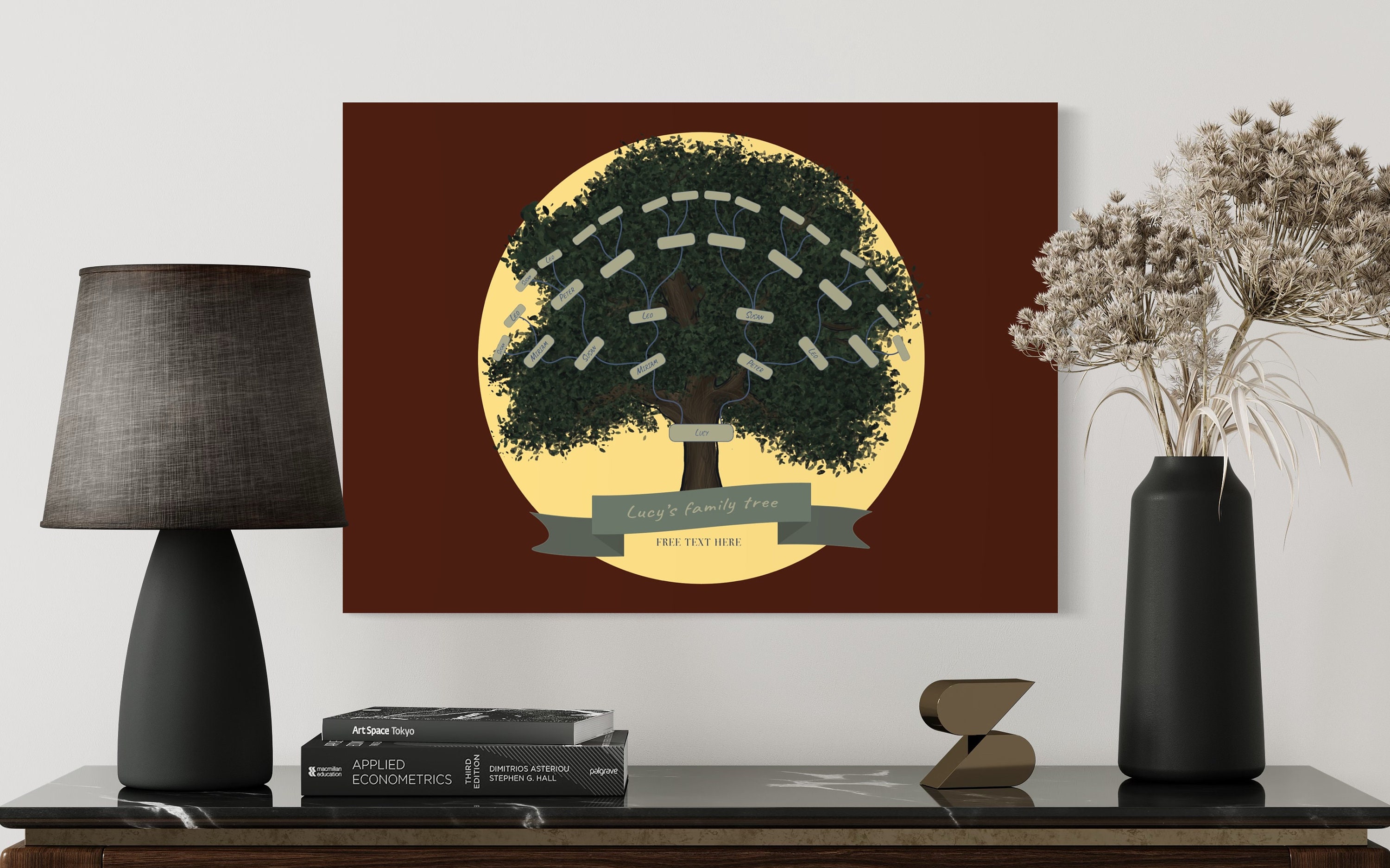 Personalized Family Trees for Perfect Christmas Gifts and Nursery Decor ...