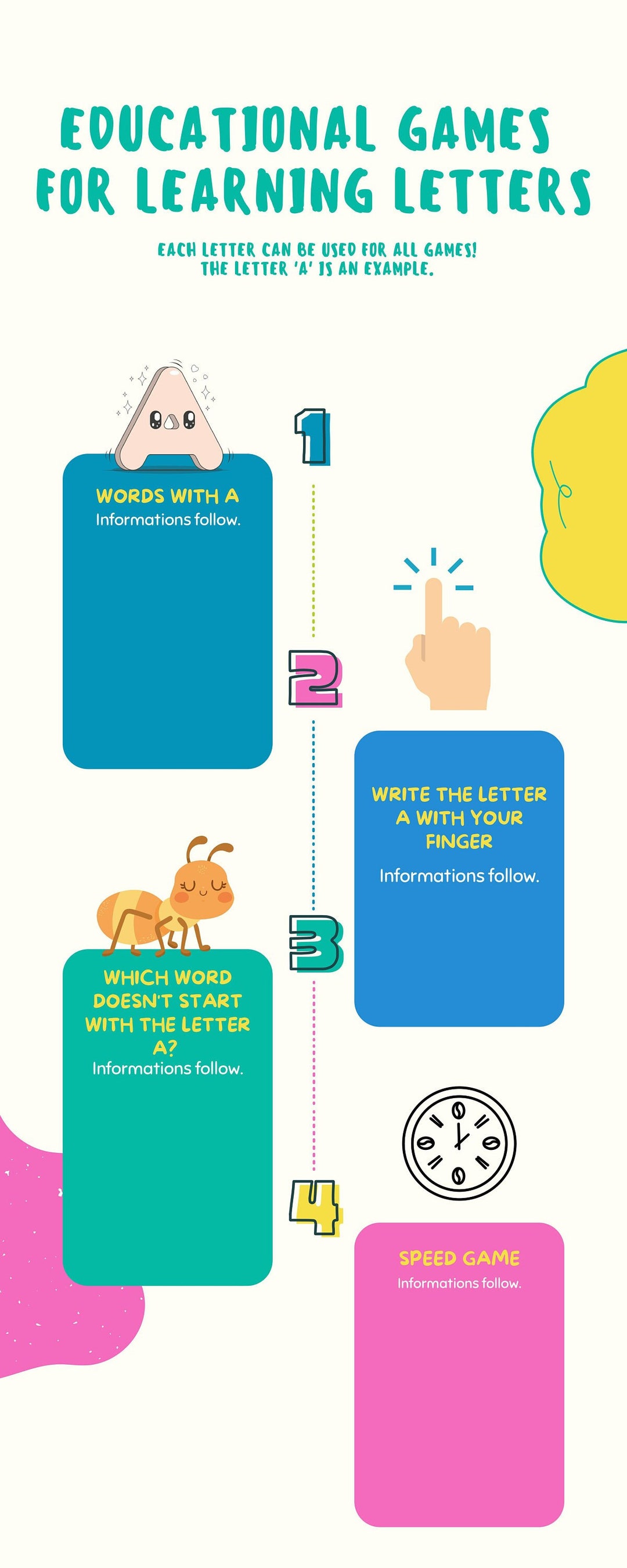 Educational Game, School Script, Lettering, Preschool, Letter Words ...