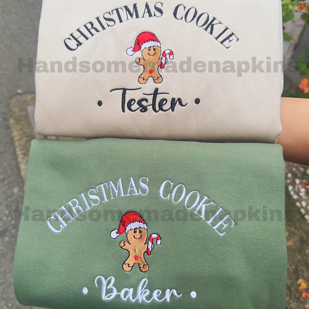 Christmas Baking Embroidery Design, Christmas Baker PES File, Christmas ...
