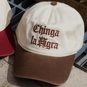 Embroidered Chinga La Migra Hat, Chinga La Migra Cap, Abolish Political ...
