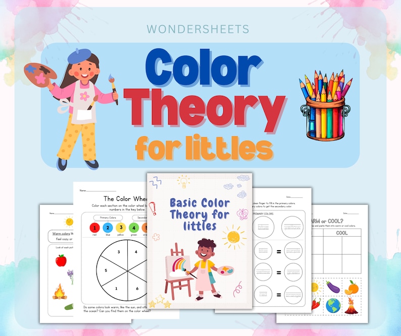 Preschool Color Mixing | Pre-k Colors Worksheet | Color Recognition ...