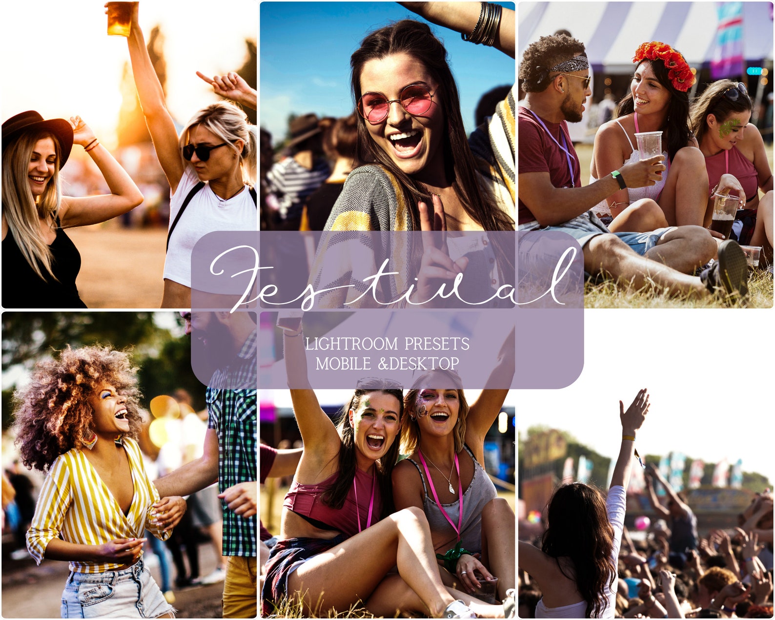 10 Festival LIGHTROOM Presets, Festival Preset, Concert Filter, Blogger ...