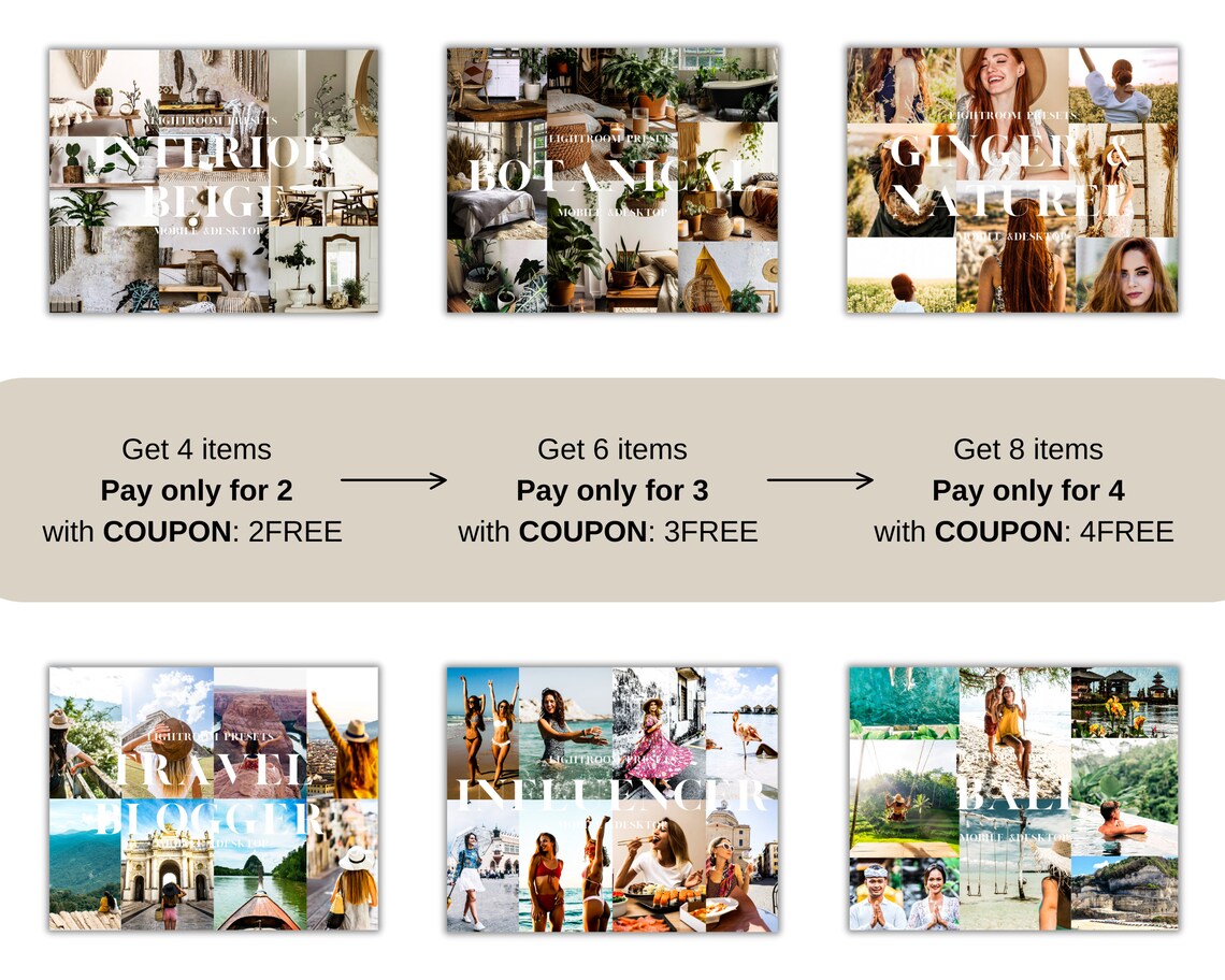 10 LIGHTROOM Presets, Deep Green Preset, Desktop & Mobile, Nature ...
