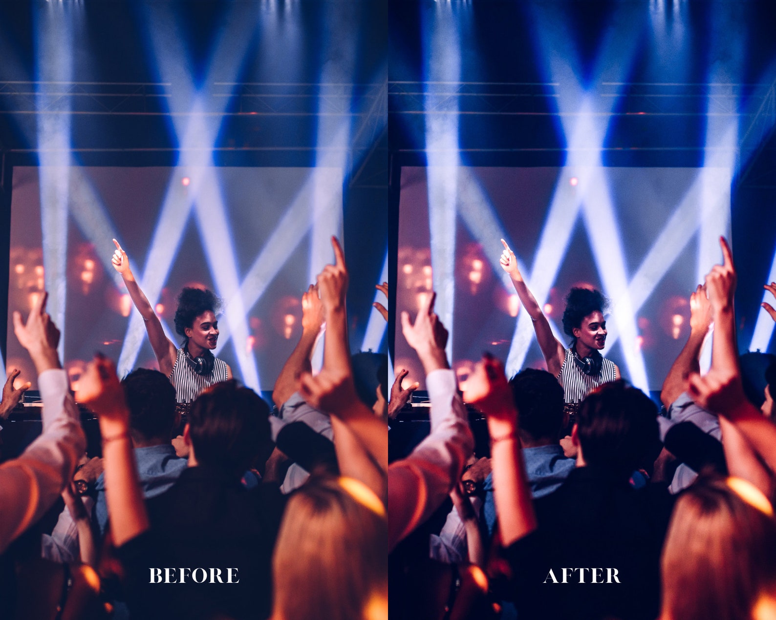 10 LIGHTROOM Presets, Nightclub Preset, Club Scene Lighting, Party ...
