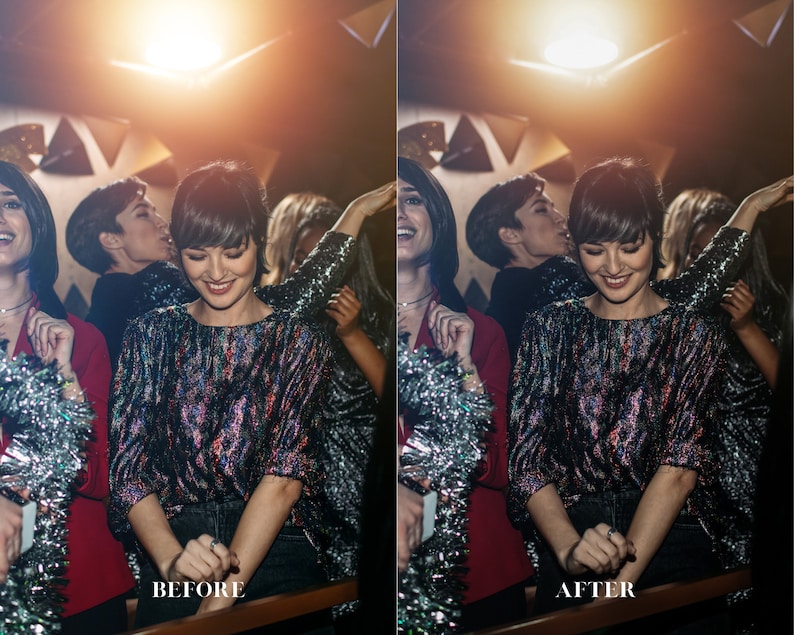 10 LIGHTROOM Presets, Nightclub Preset, Club Scene Lighting, Party ...