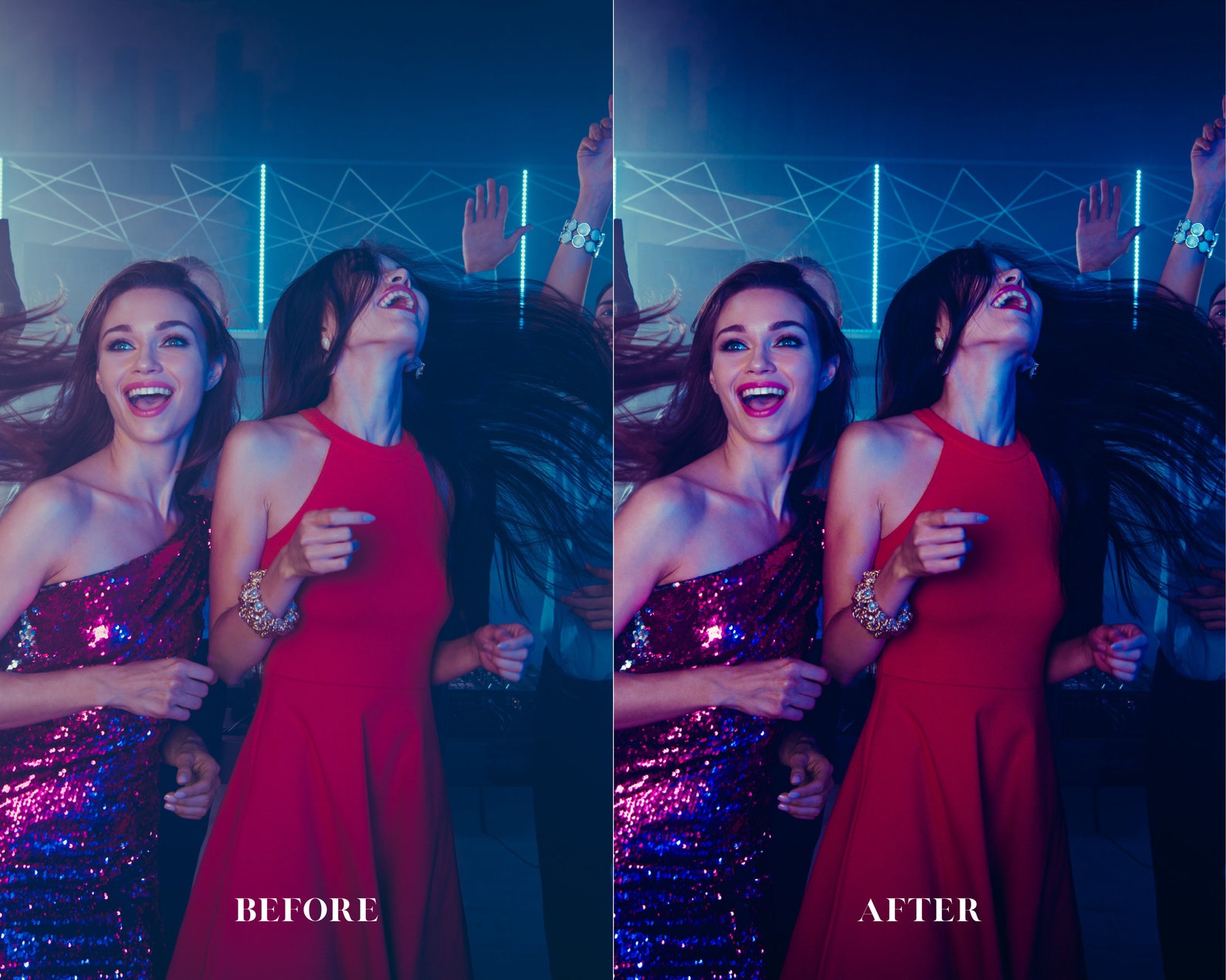 10 LIGHTROOM Presets, Nightclub Preset, Club Scene Lighting, Party ...