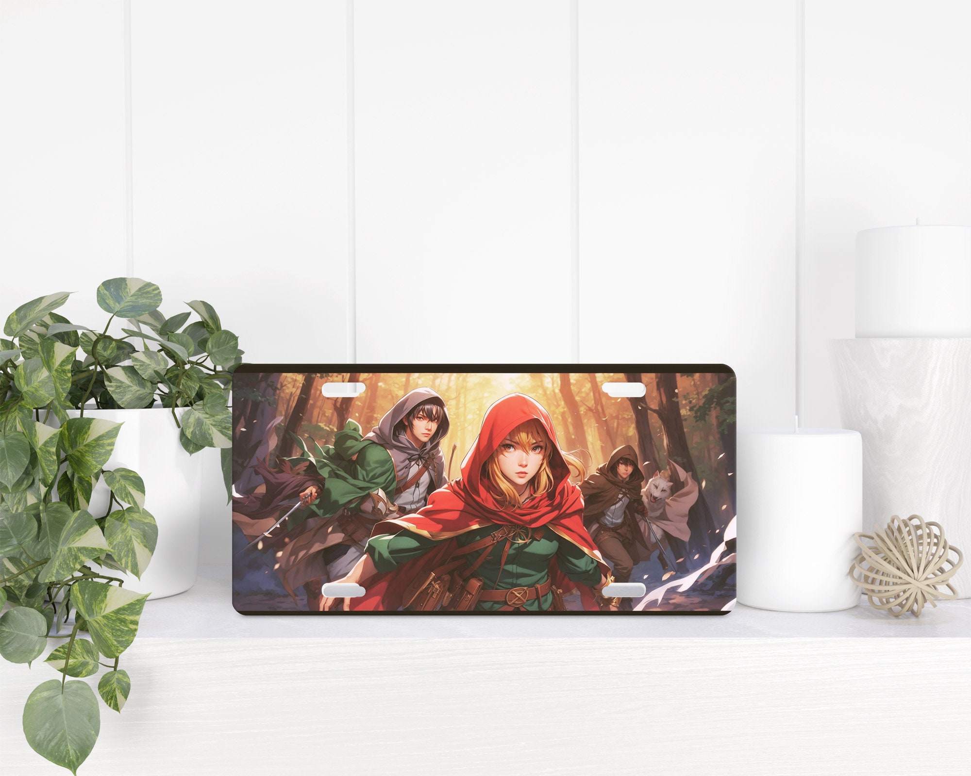 Fantasy Gamer Vanity License Plate Sublimation Design Digital Download ...