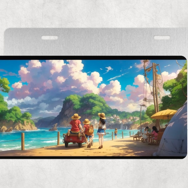 Anime One Piece License Plate - Etsy