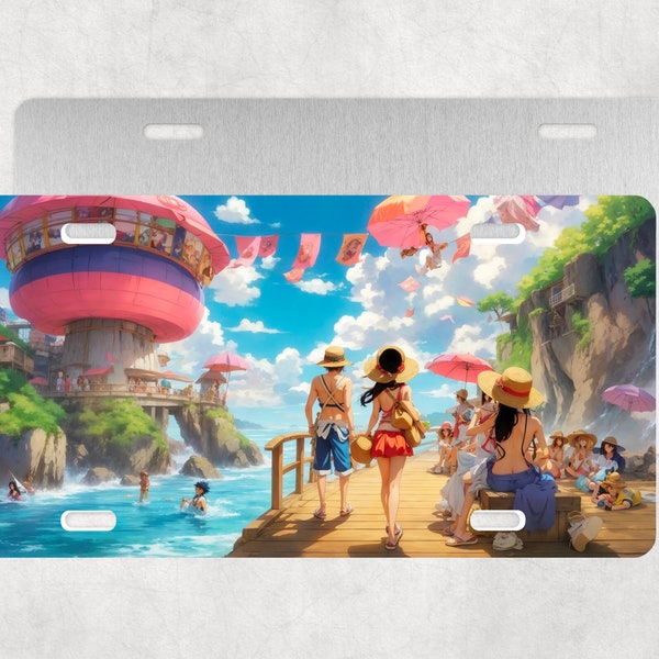Anime One Piece License Plate - Etsy