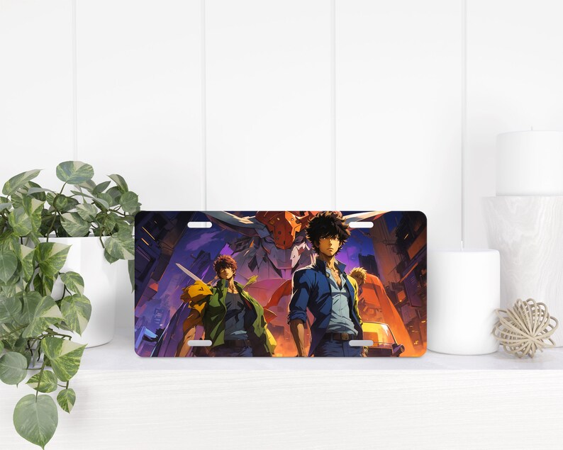 Anime Vanity License Plate Sublimation Design Bundle 201 Plus Digital ...