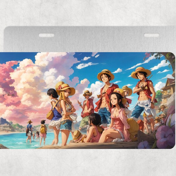 Anime One Piece License Plate - Etsy