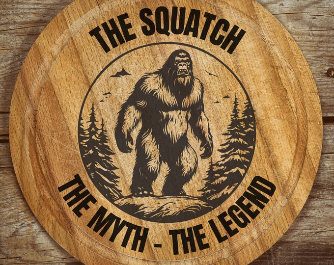 Bigfoot SVG Squatch, the Myth, the Legend' Graphic - Fun Sasquatch ...