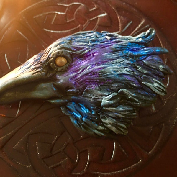 Raven Brooch - Etsy