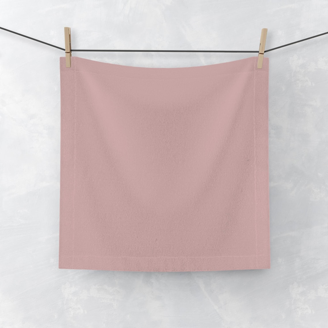 Blush Pink Face Towels - Soft and Absorbent Face Towel Set for Bathroom ...