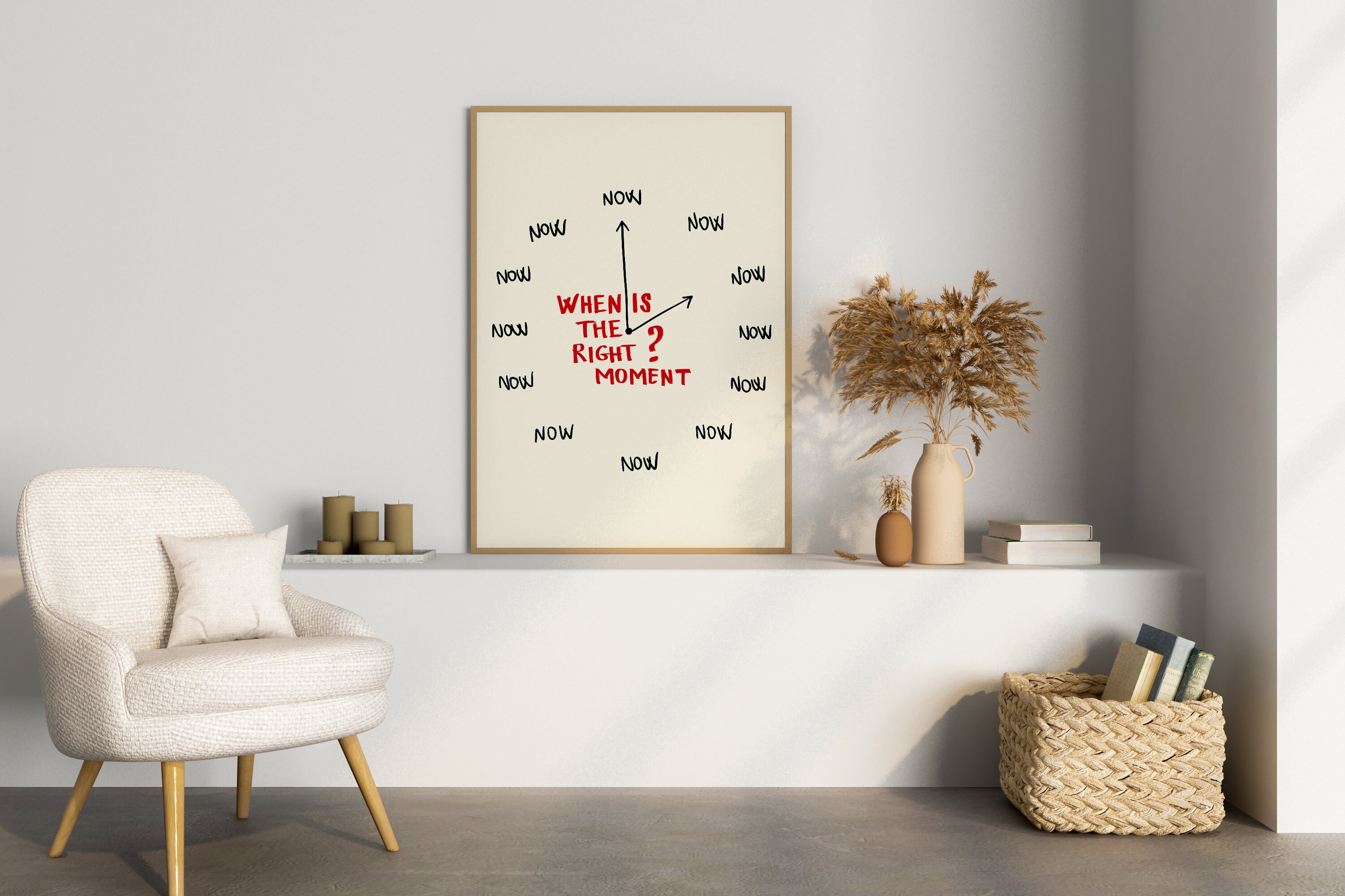 Motivational Poster, Trendy Wall Art, Mid Century Modern Wall Art ...