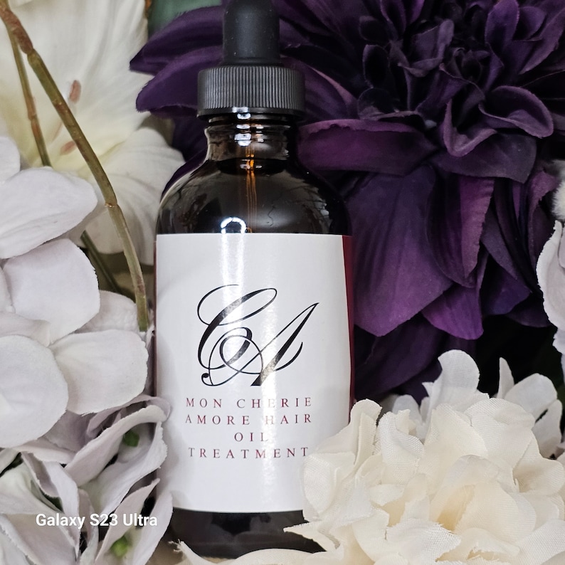 Mon Cherie Amore Natural Hair Oil Treatment Contains 8 Natural Essential Oils + Keratin and ...