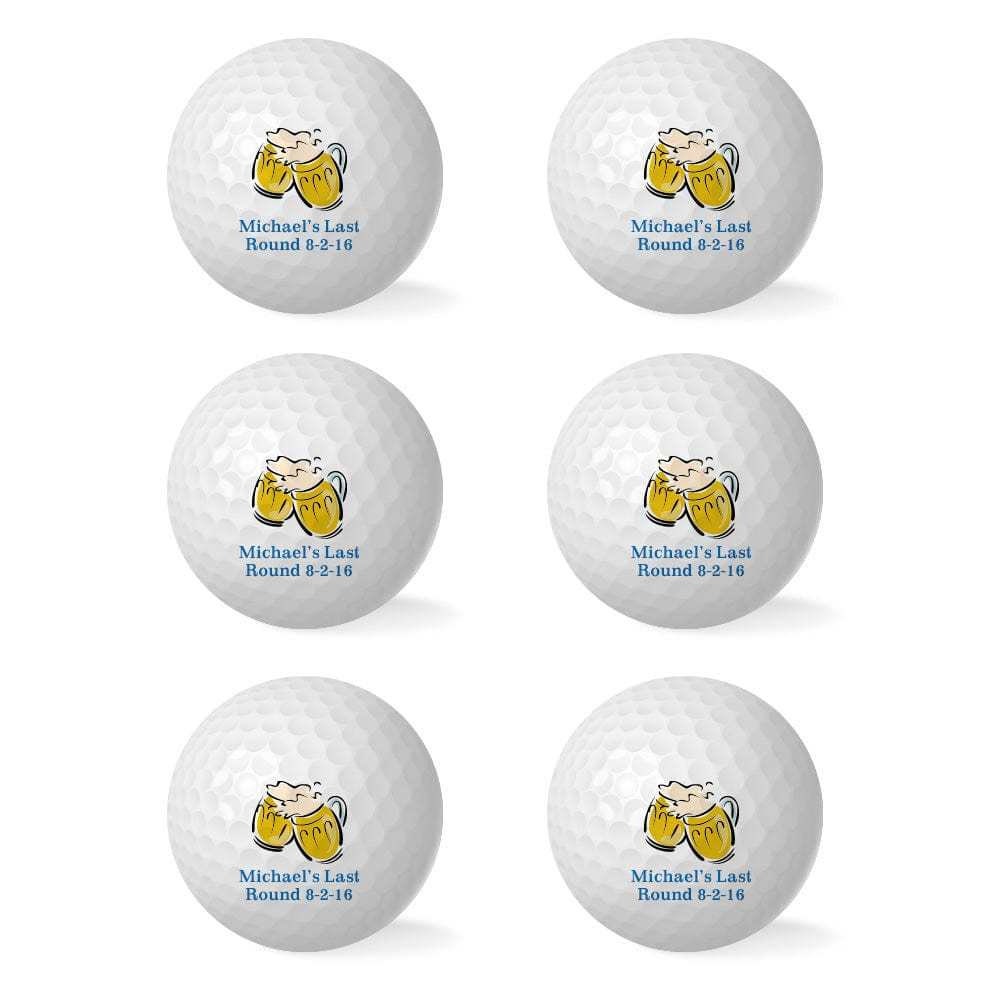 Funny Custom Groom Golf Ball Set, Personalized Bachelor Party Golf Ball ...