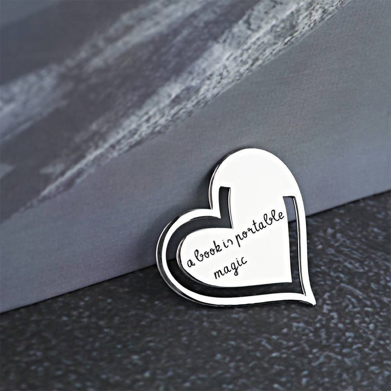 Heart Bookmark - Etsy