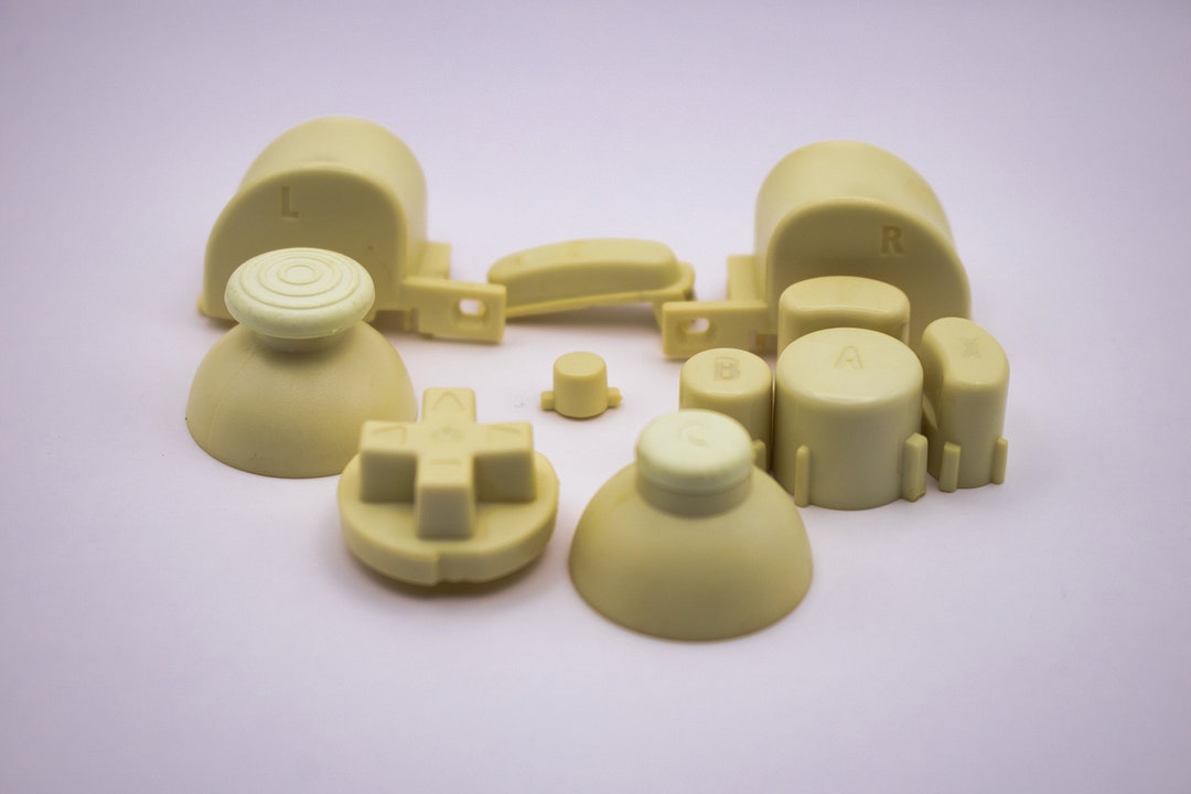 Light Yellow Gamecube Controller Button Set - Etsy