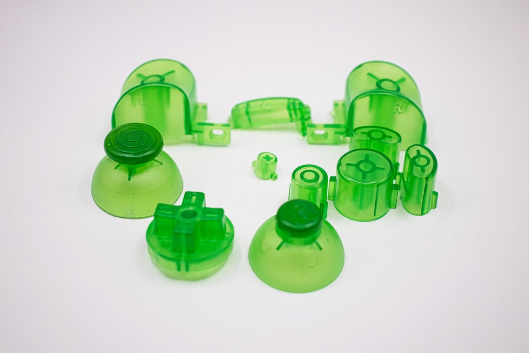 Crystal Green Gamecube Controller Button Set - Etsy