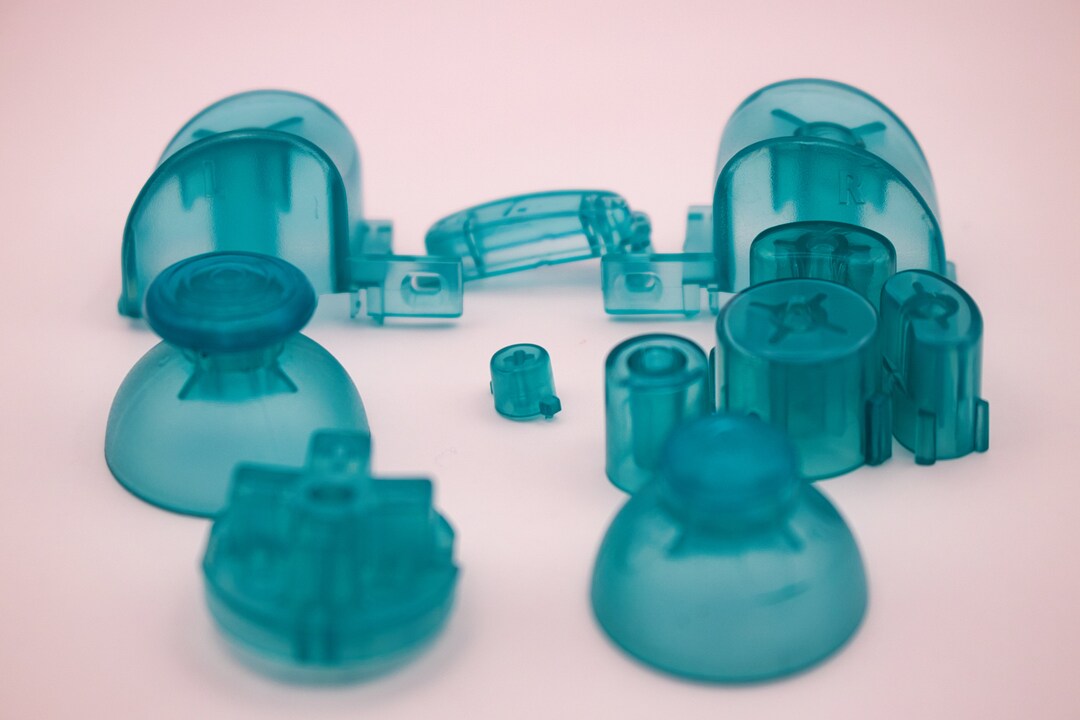 Crystal Teal Gamecube Controller Button Set - Etsy