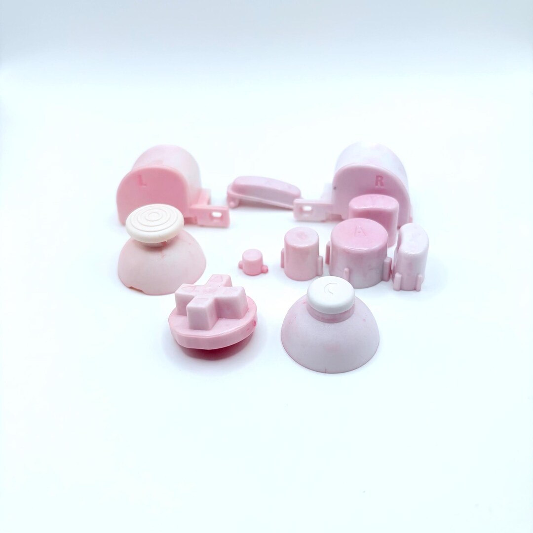 Weathered Pink Gamecube Controller Button Set - Etsy