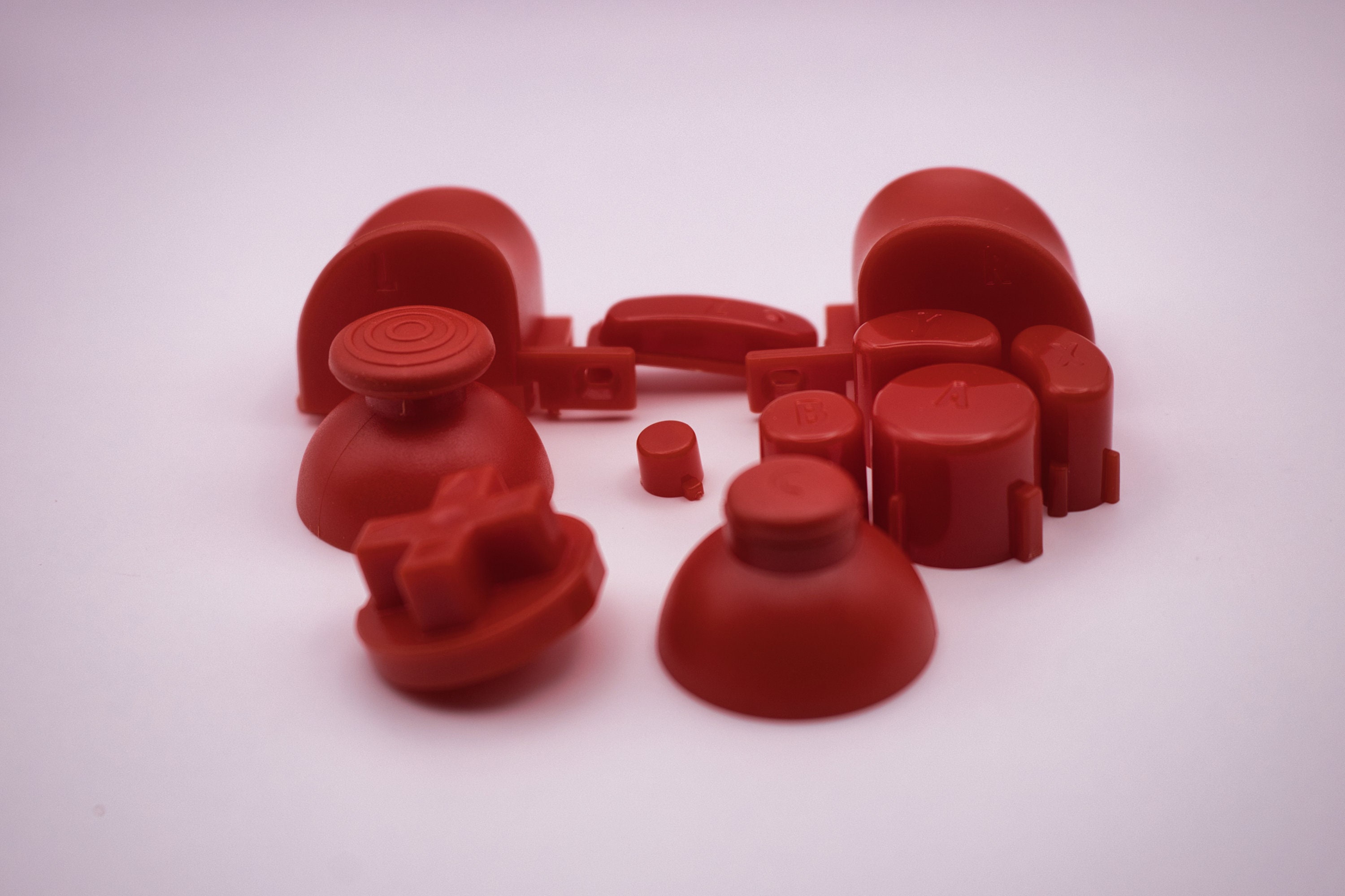 Red Gamecube Controller Button Set - Etsy