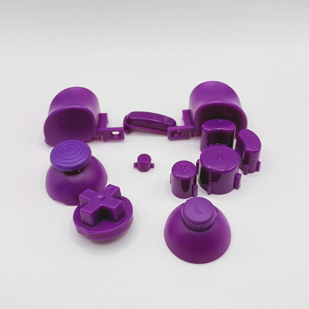 Purple Gamecube Controller Button Set - Etsy