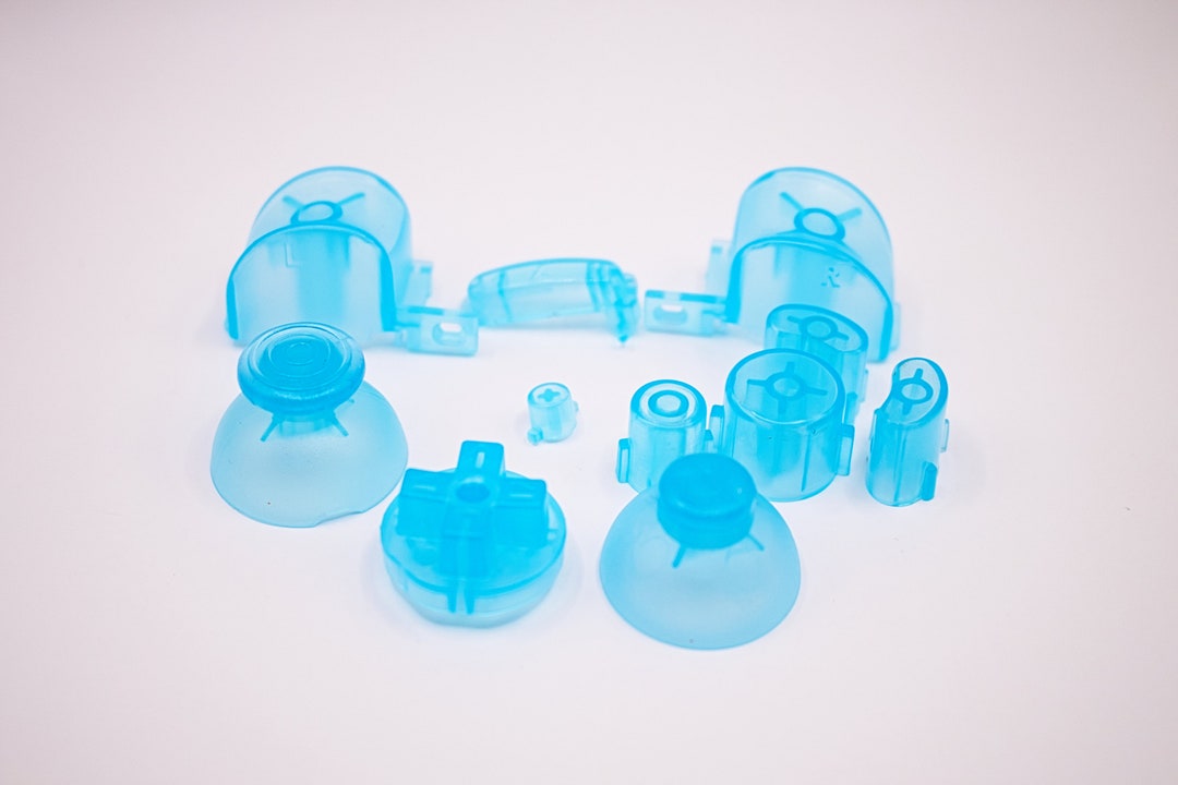 Crystal Blue Gamecube Controller Button Set - Etsy