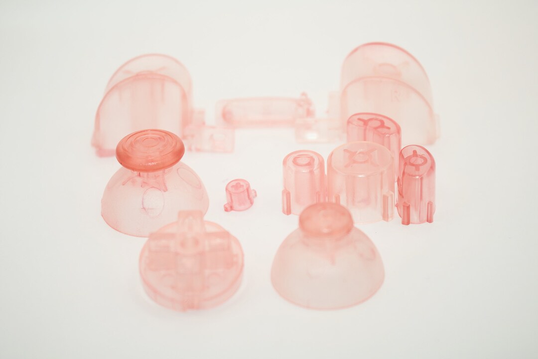 Crystal Light Pink Gamecube Controller Button Set - Etsy