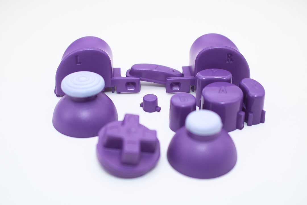 Purple Gamecube Controller Button Set - Etsy