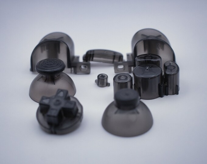 Crystal Black Gamecube Controller Button Set - Etsy