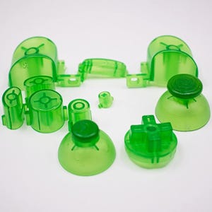 Crystal Green Gamecube Controller Button Set - Etsy