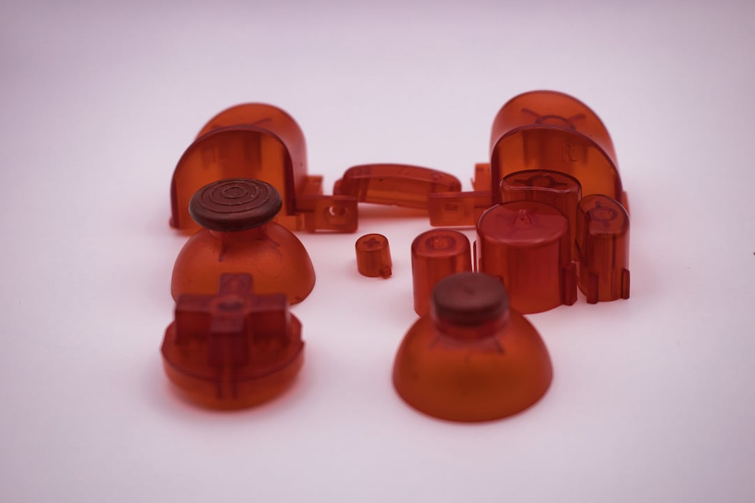 Crystal Red Gamecube Controller Button Set - Etsy