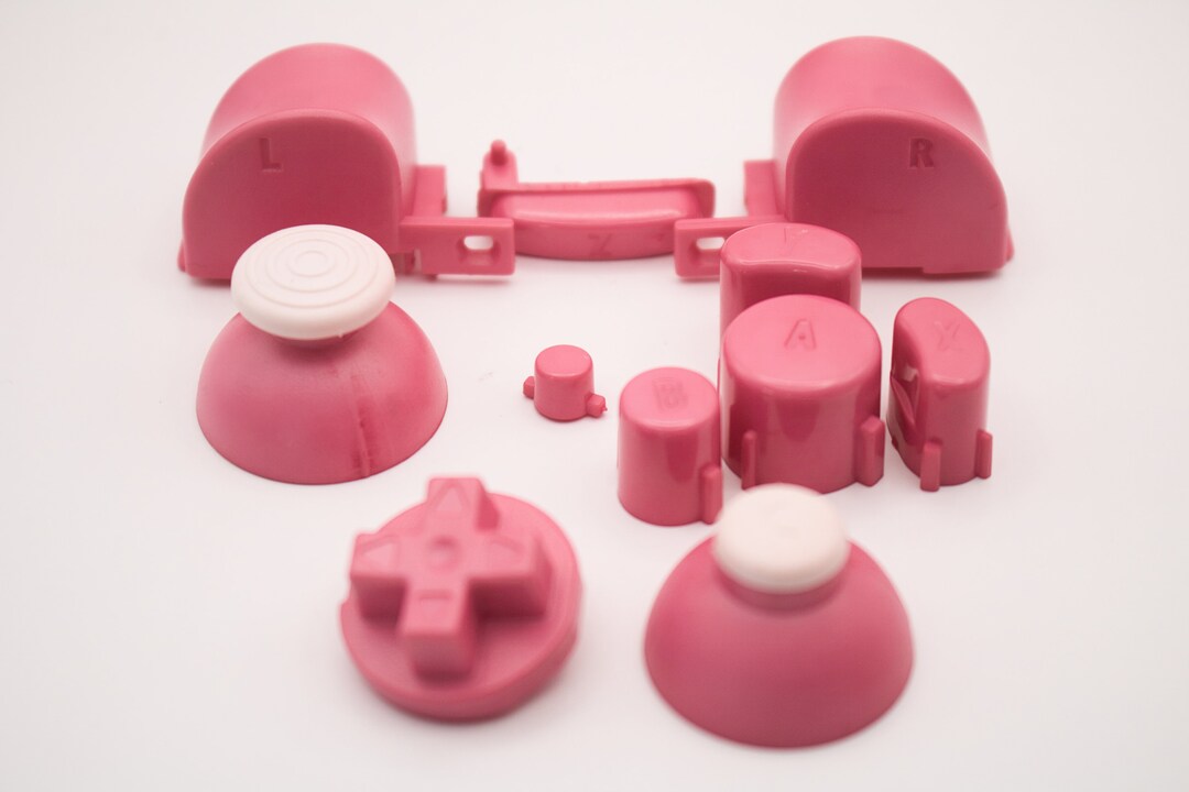Pink Gamecube Controller Button Set - Etsy