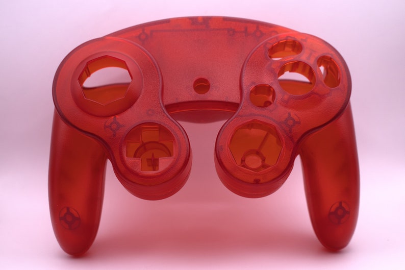 Crystal Dark Red Gamecube Controller Shell - Etsy