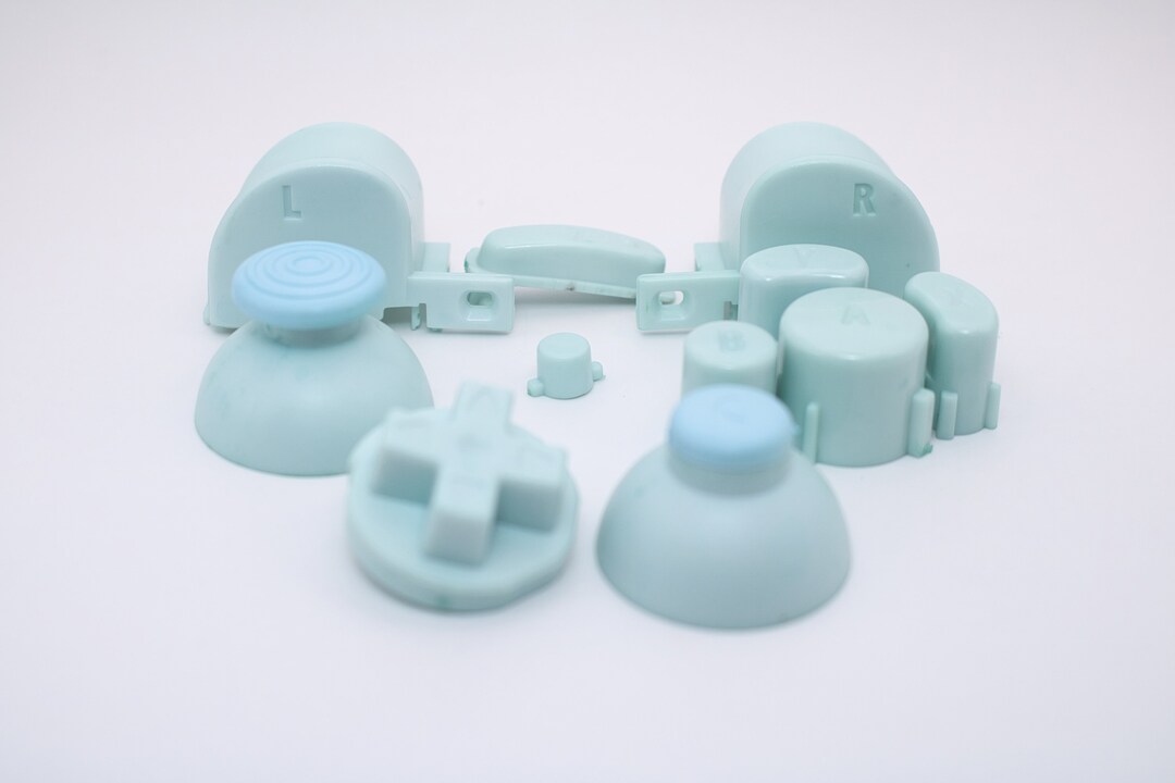 Ultra Light Teal Gamecube Controller Button Set - Etsy