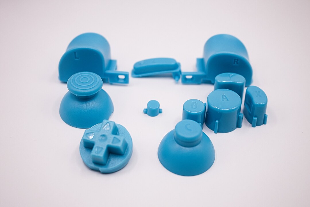 Blue Gamecube Controller Button Set - Etsy