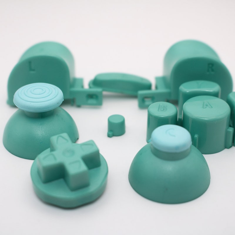 Teal Buttons - Etsy