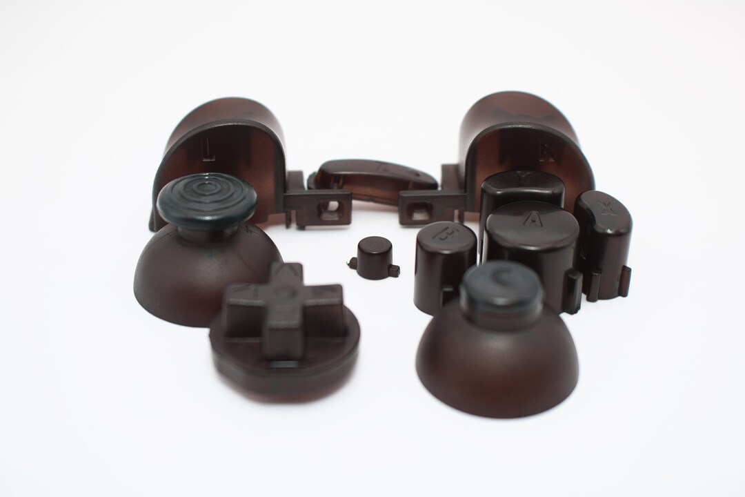Crystal Dark Bronze Gamecube Controller Button Set - Etsy