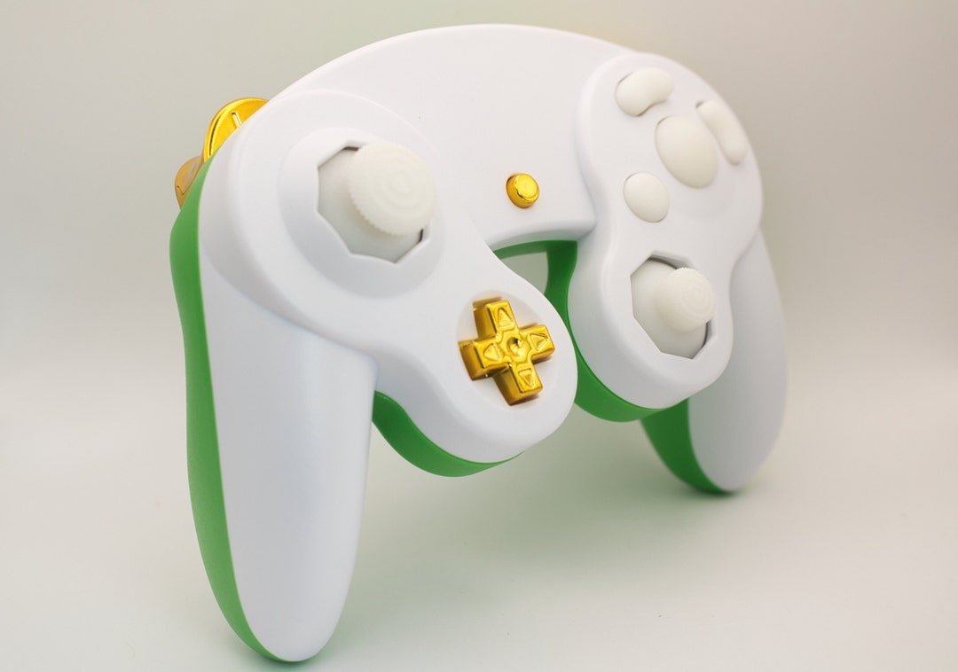 DIY White & Green Gamecube Controller Kit - Etsy
