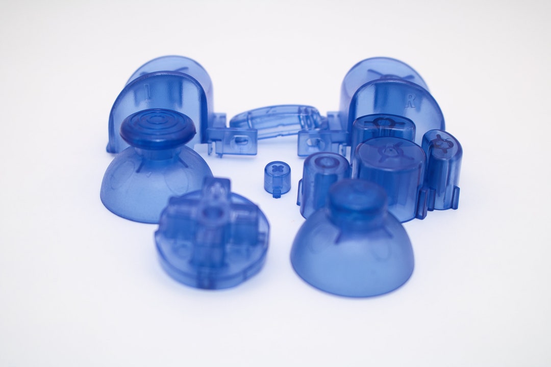 Crystal Blue Gamecube Controller Button Set - Etsy